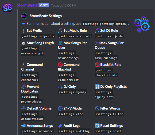 StormBeatz - Discord Bots